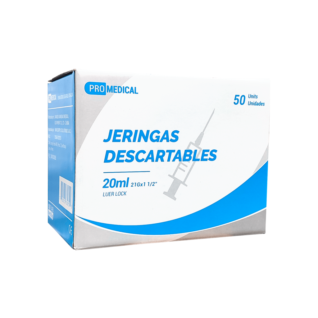 Jeringa Descartable 10ml Cajax100unds - HM Medical
