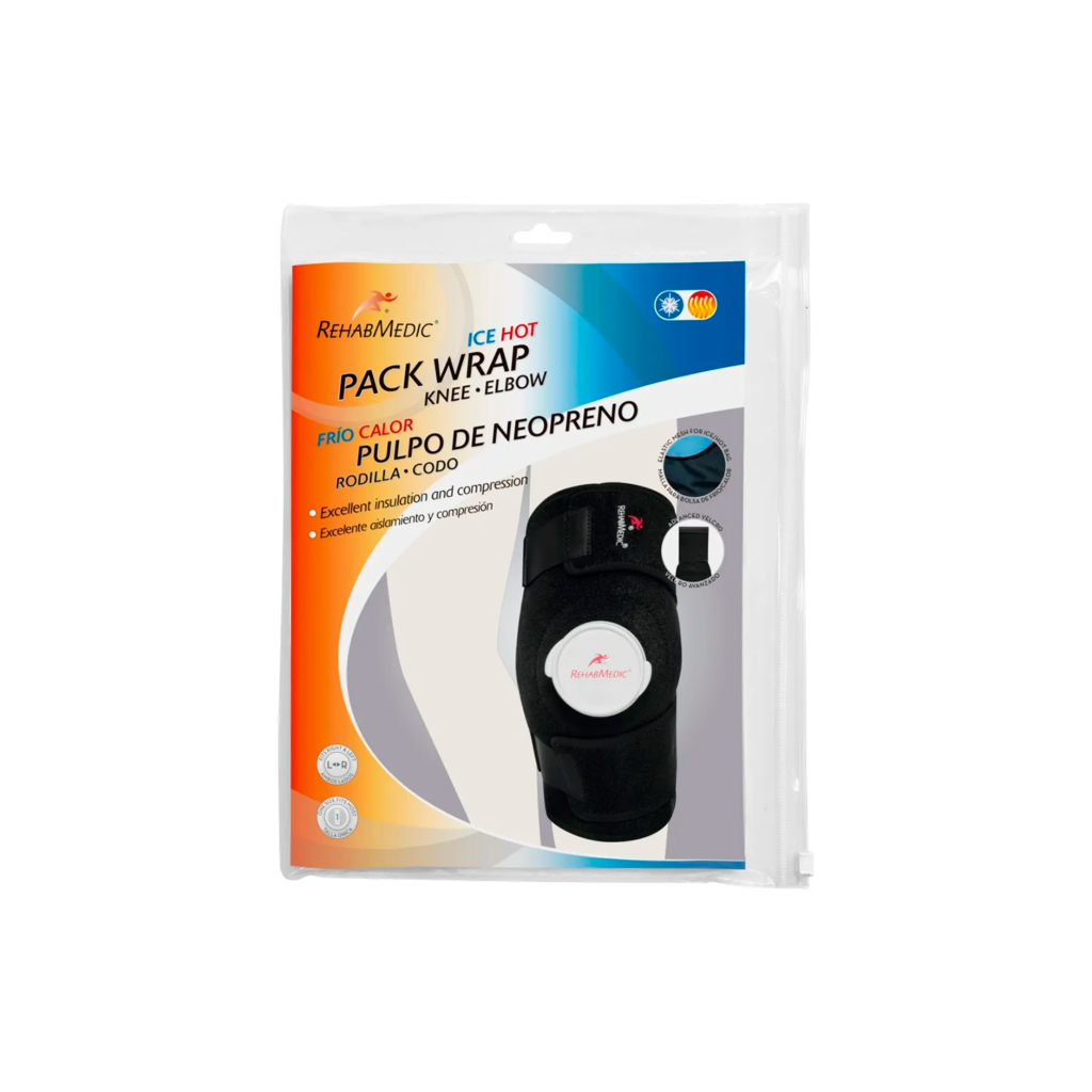 Ice Pack Wrap Pulpo de Neopreno Frío Calor Rodilla Codo REHAB MEDIC ...